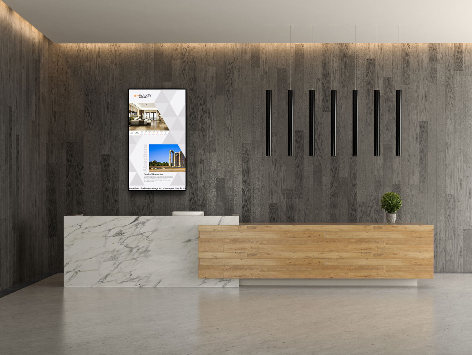 welcome screen - HORECA Digital Signage